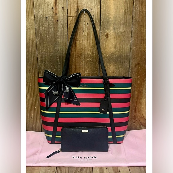 kate spade | Bags | Kate Spade 4 Piece Set Cara Large Tote With Free ...